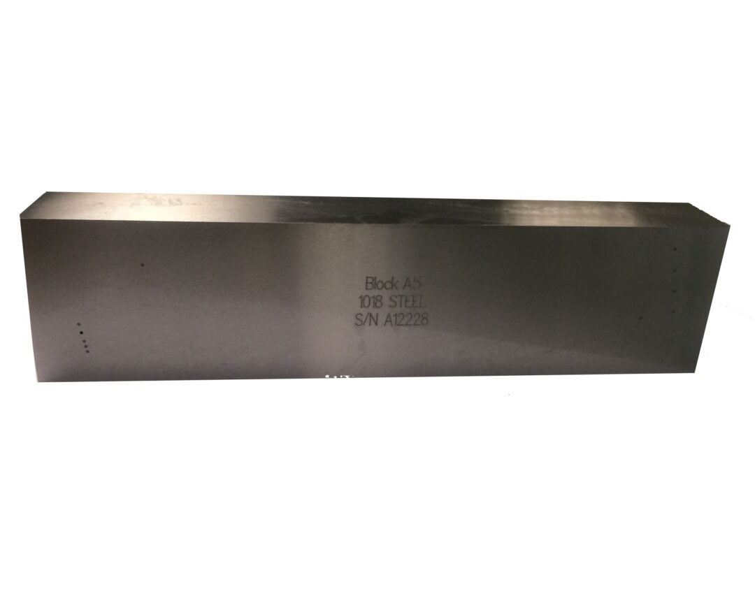 A5 TEST BLOCK CARBON STEEL - Oceanscan